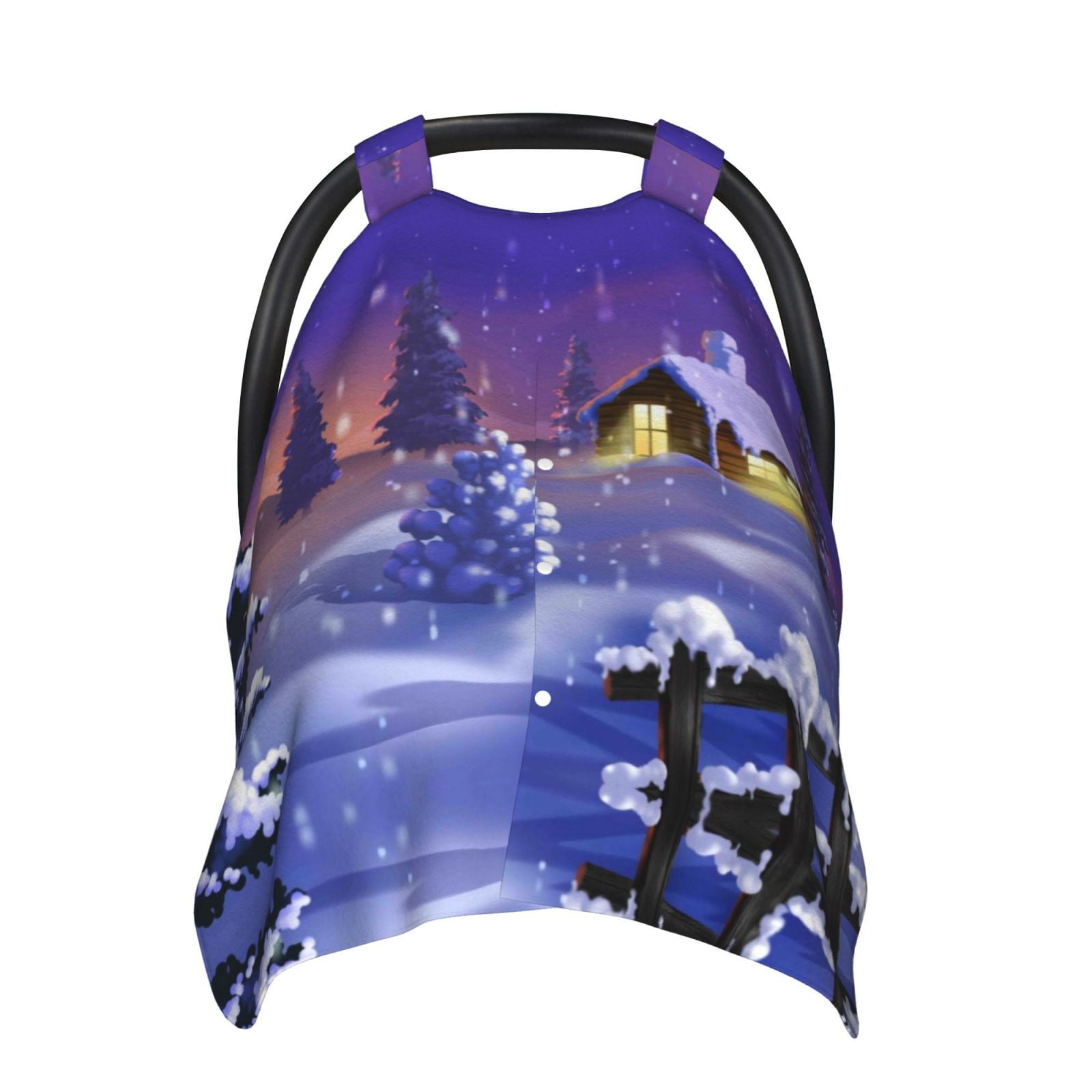 Car Seat Cover Baby - Christmas Igloo Breathable Comfort Infant Car ...