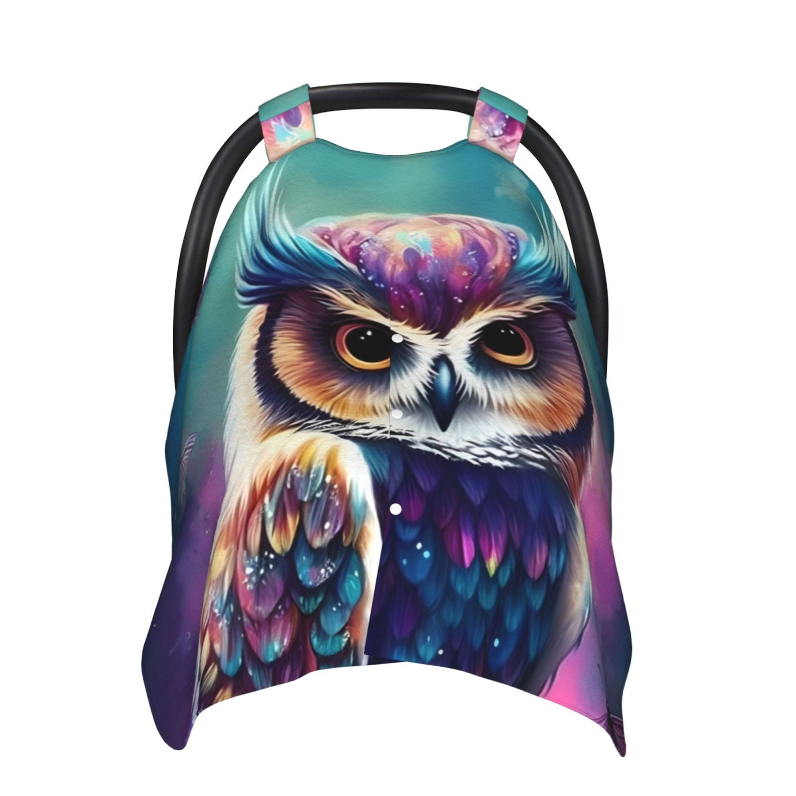 Car Seat Cover Baby - Colorful Butterfly Flower Owl Carseat Covers Baby ...