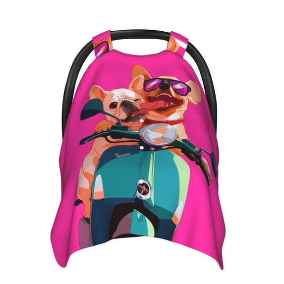 Car Seat Cover Baby - Cool French Bulldog No.146 Carseat Covers Baby ...
