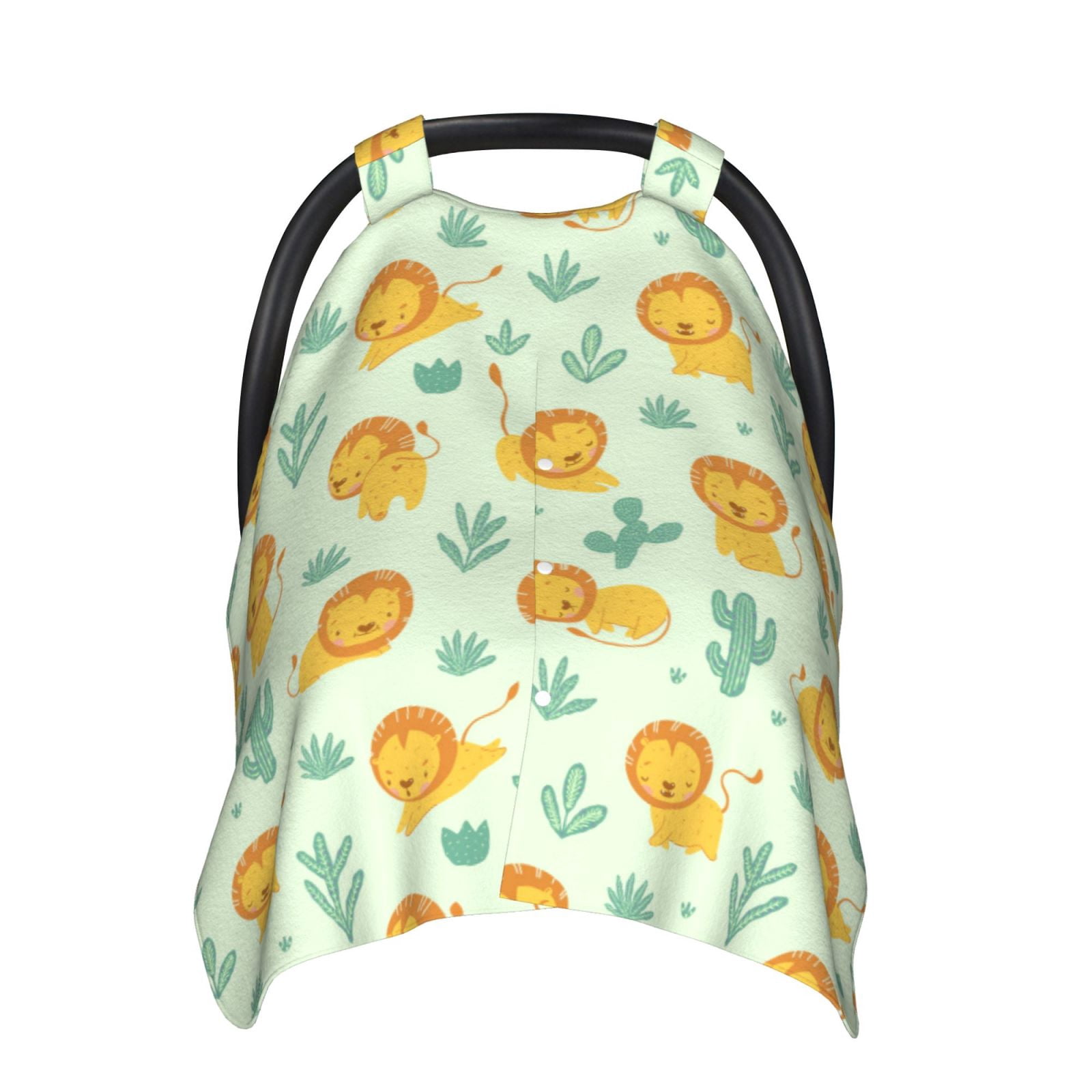 Car Seat Cover Baby - Cute Baby Lion Breathable Infant Car Seat Cover ...