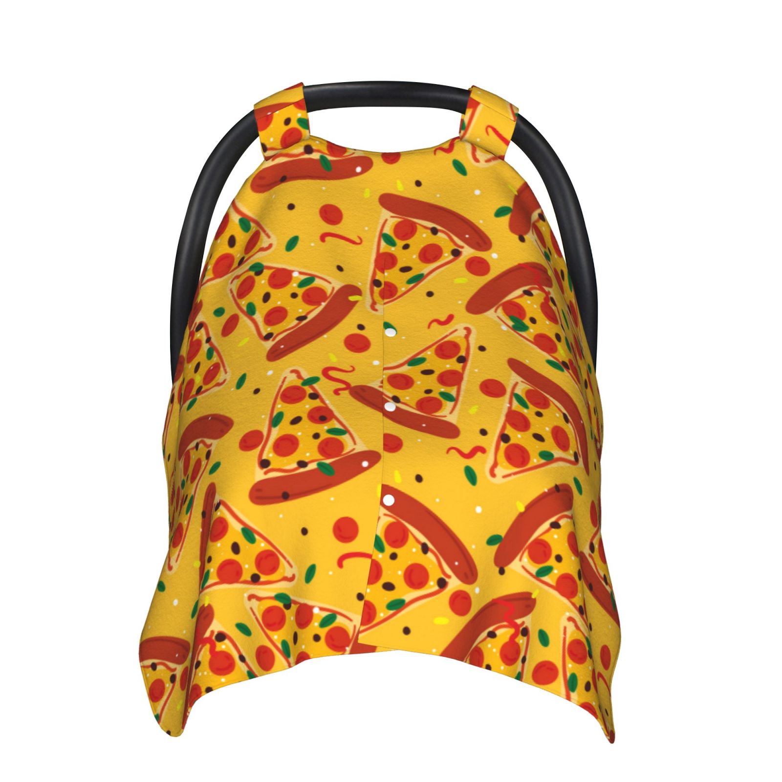 Car Seat Cover Baby, Cute Delicious Pizza Baby Car Seat Cover for Baby ...