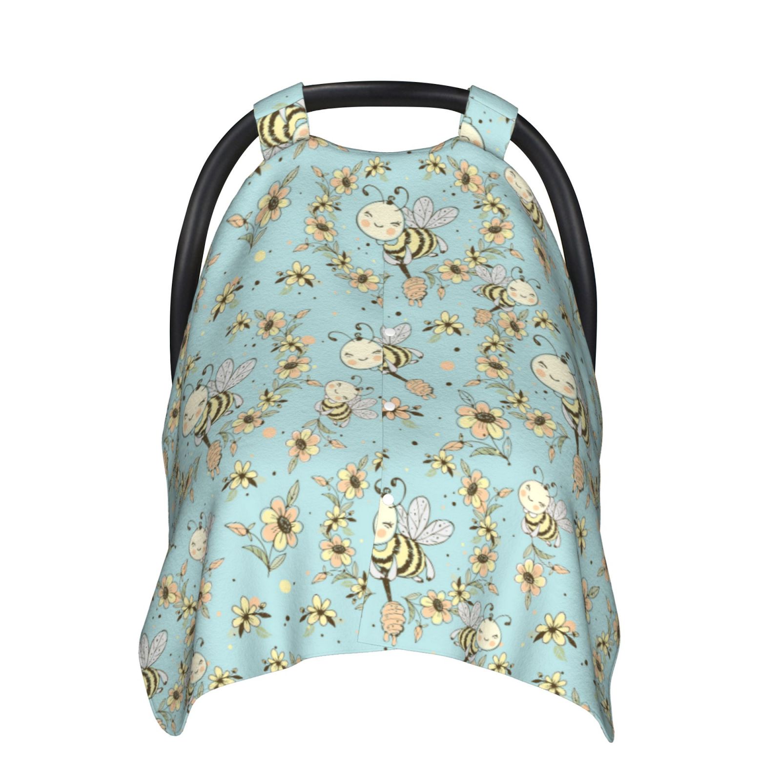 Car Seat Cover Baby, Cute Honeybees Baby Car Seat Cover for Baby Boys ...