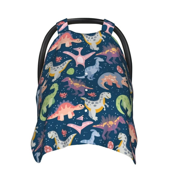 Car Seat Cover Baby - Dinosaur print M Carseat Covers Baby for Girl Boy ...