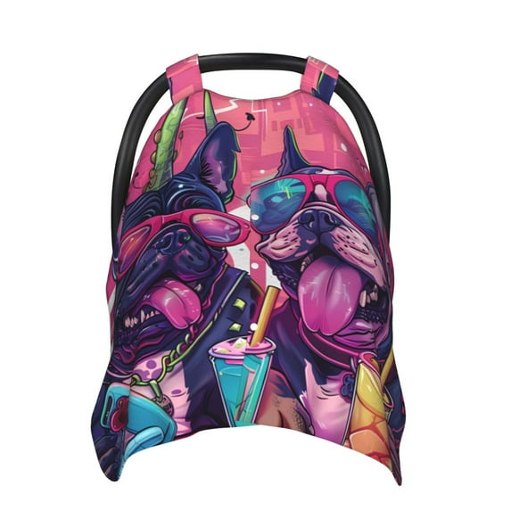 Car Seat Cover Baby - French Bulldog Cool No.106 Carseat Covers Baby ...