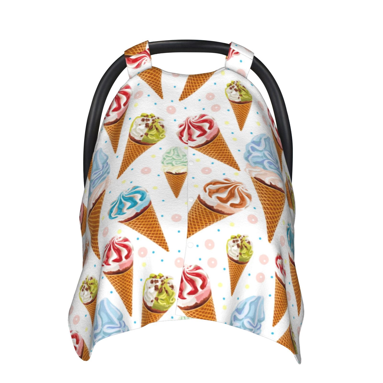 Car Seat Cover Baby - Ice Cream No.J907 Breathable Infant Car Seat ...