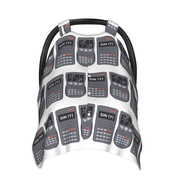 Car Seat Cover Baby - Math calculator equation Prin Breathable Infant ...