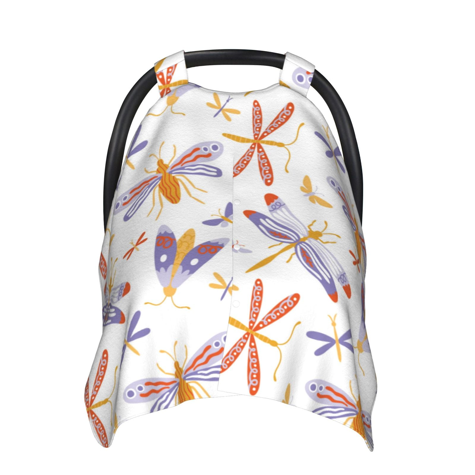 Car Seat Cover Baby - Moths Dragonflies Butterflies Breathable Infant ...