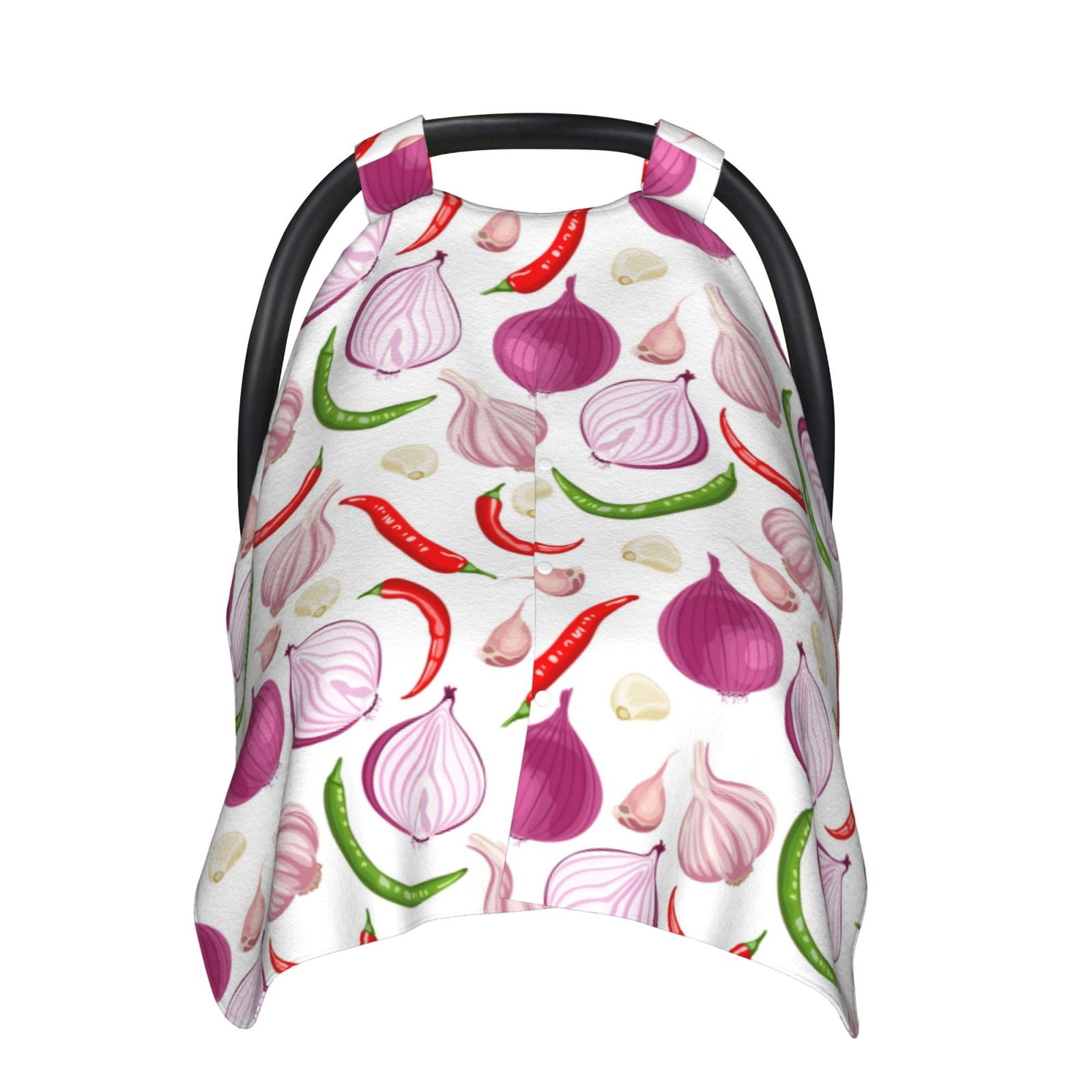 Car Seat Cover Baby - Onion garlic bell pepper Carseat Covers Baby for ...
