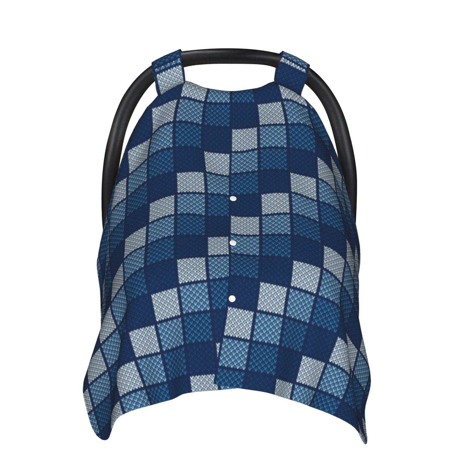 Car Seat Cover Baby - Pixel grid Breathable Infant Car Seat Cover for ...