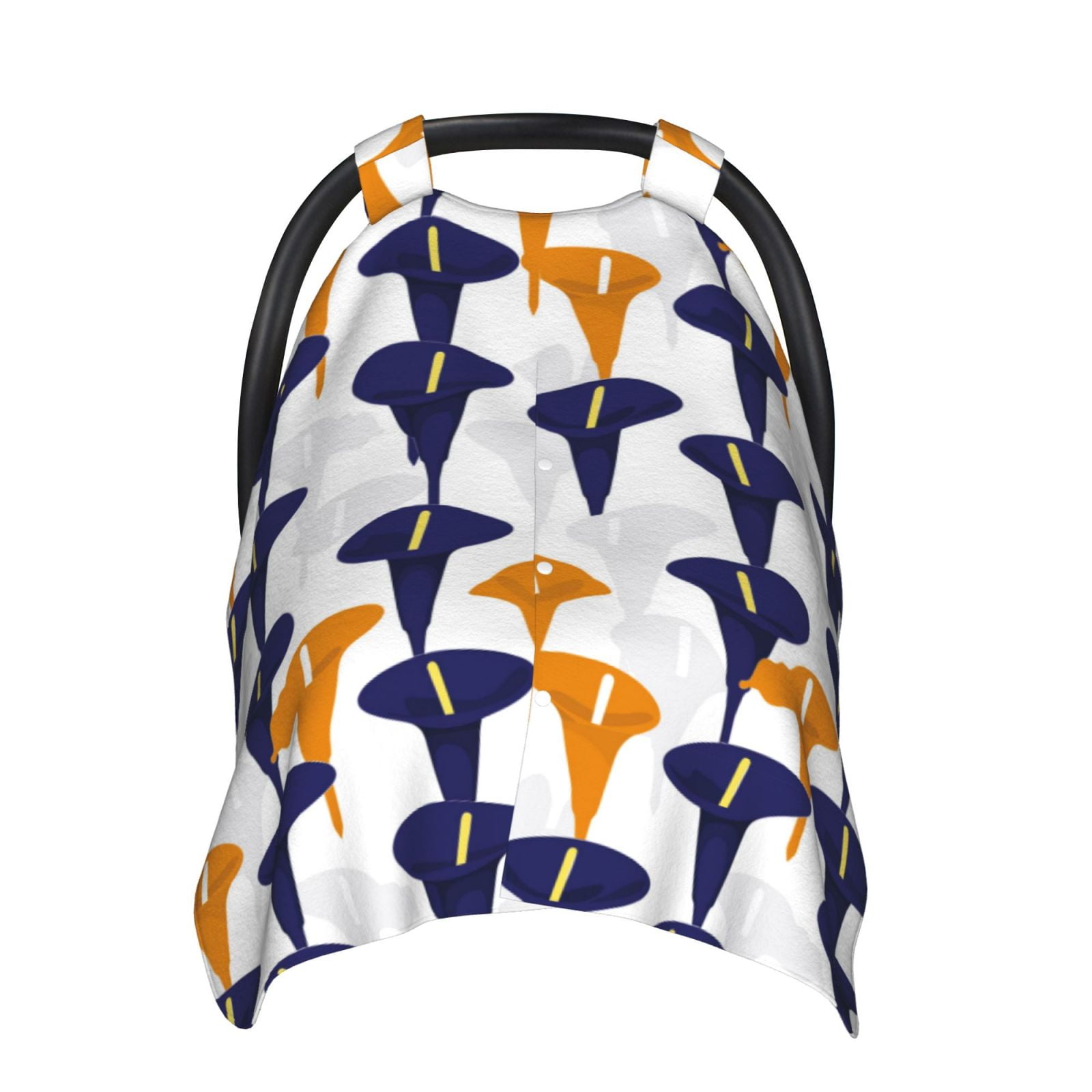 Car Seat Cover Baby, Purple Yellow Calla Lily Flowers Baby Car Seat ...