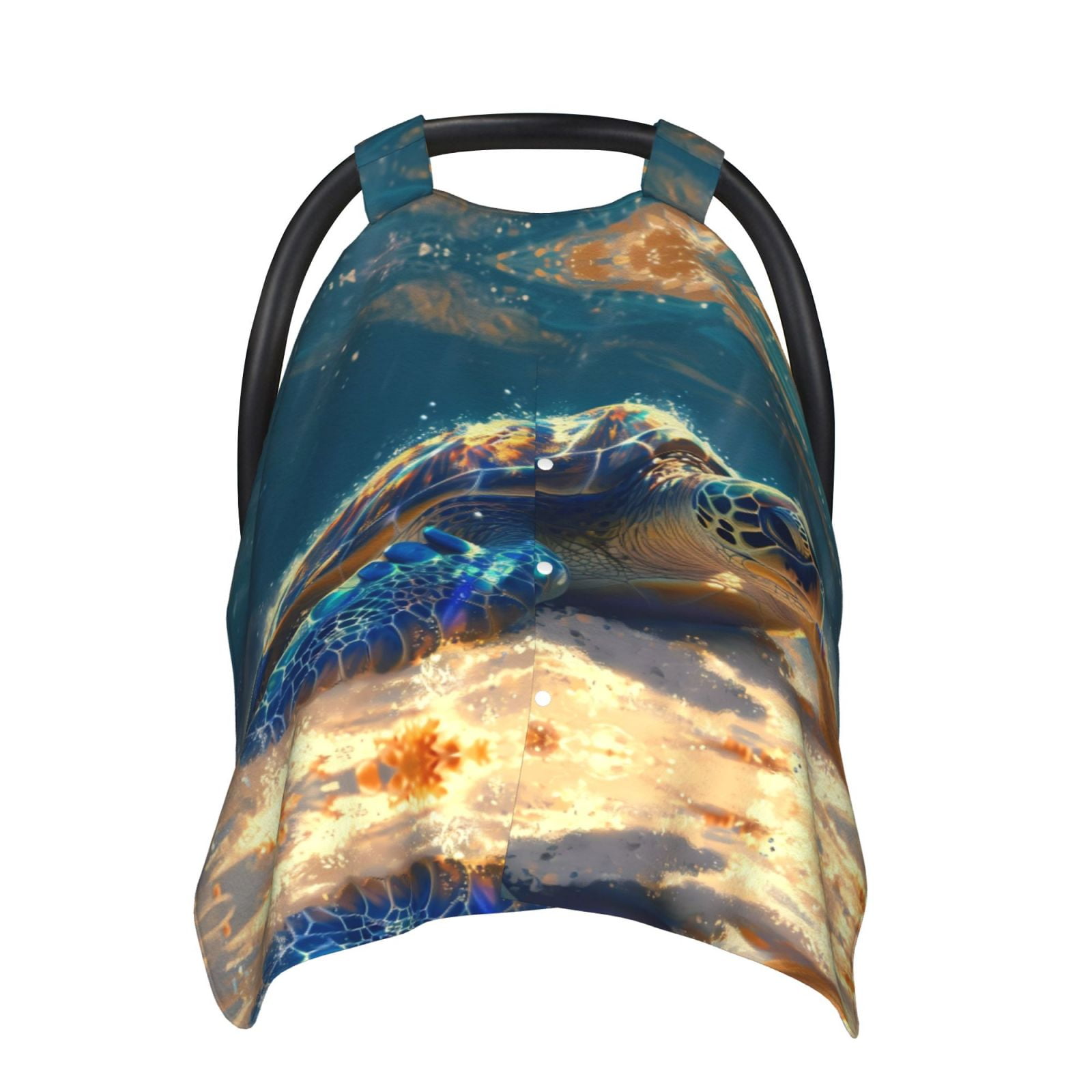 Car Seat Cover Baby - Sunshine Underwater Sand Turtle Carseat Covers ...