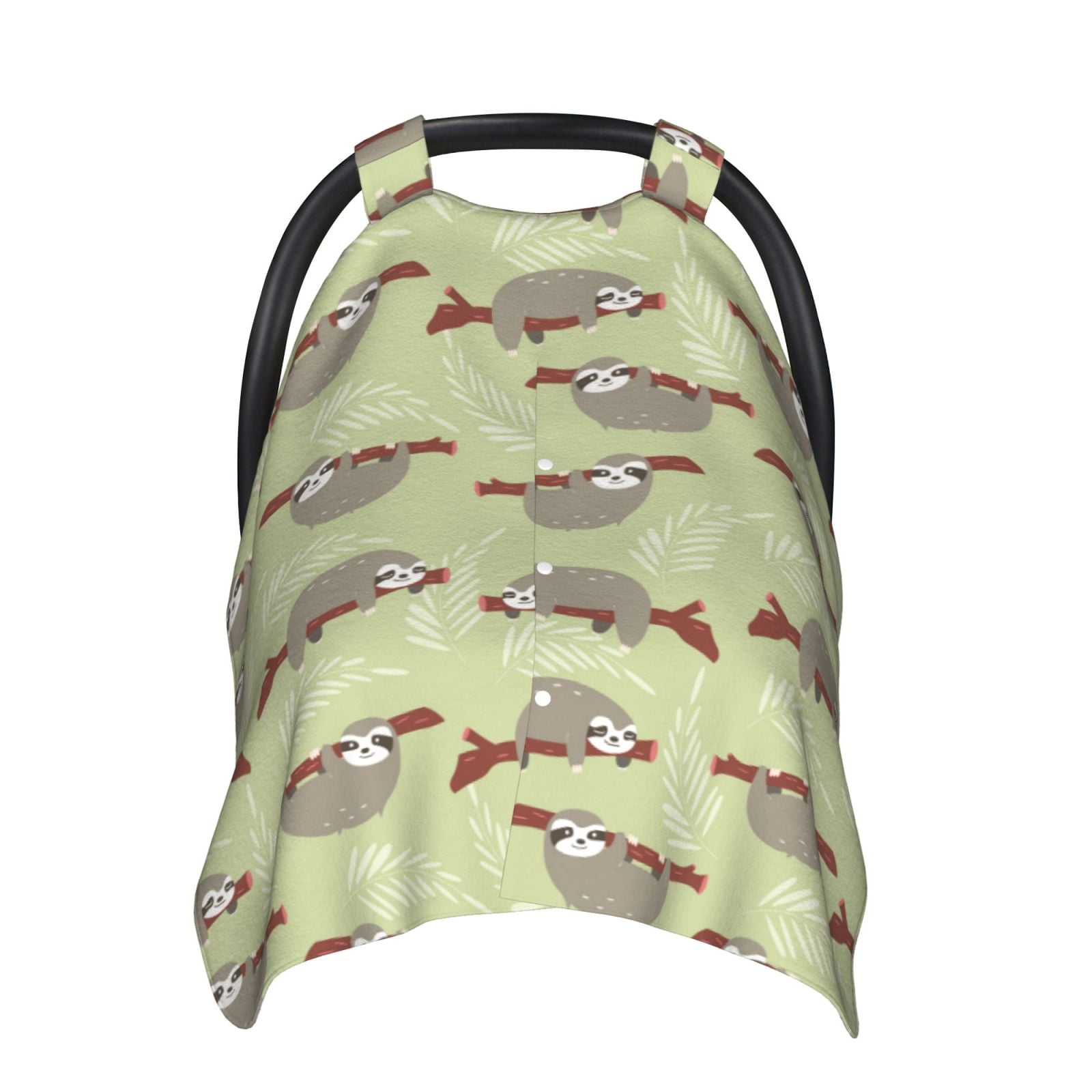 Car Seat Cover Baby - Twig sloth Breathable Infant Car Seat Cover for ...