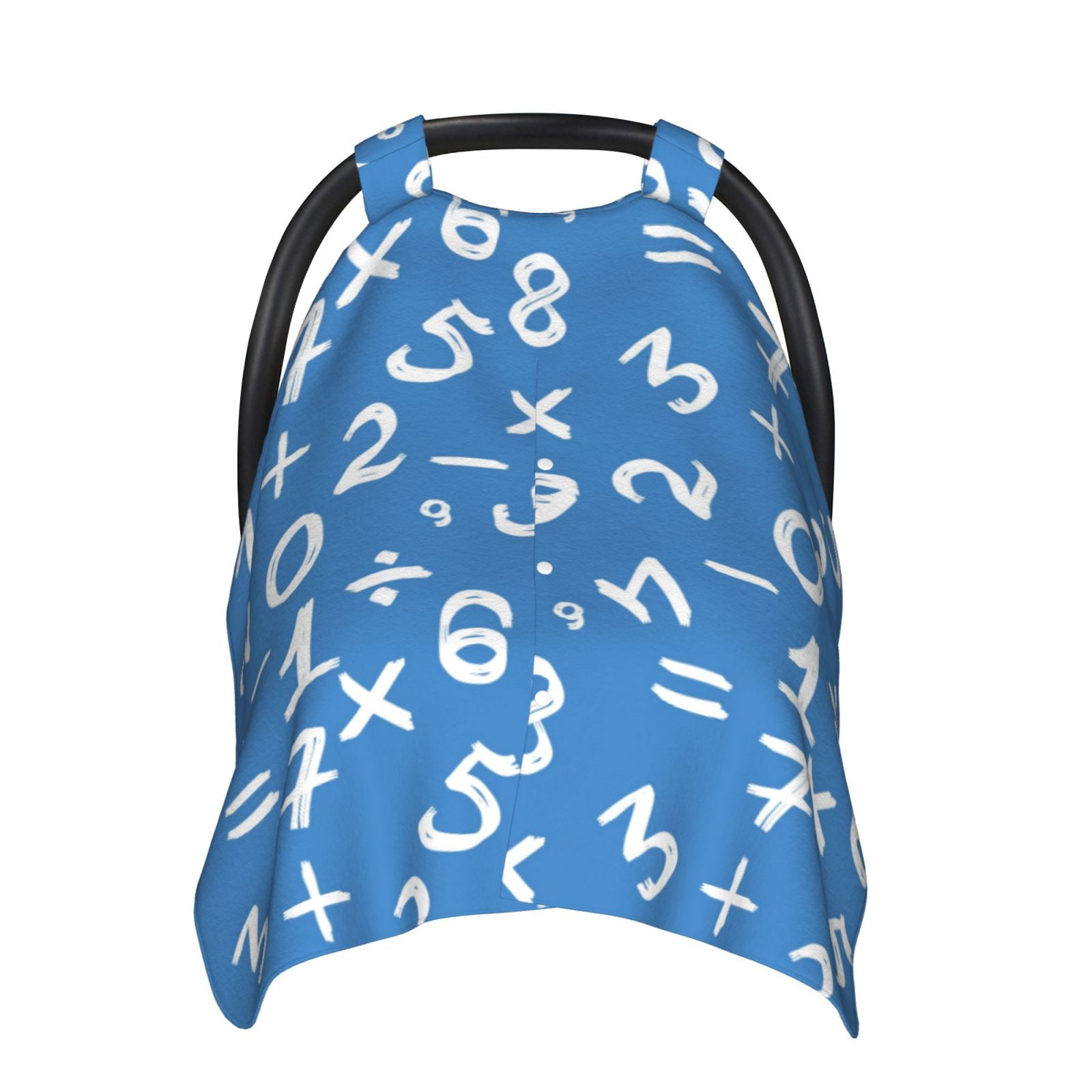 Car Seat Cover Baby, blue Math Print Baby Car Seat Cover for Baby Boys ...