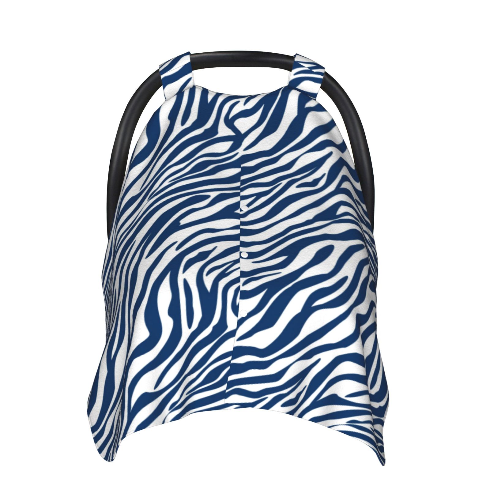 Car Seat Cover Baby - blue white Zebra print Multi Use Carseat Covers ...