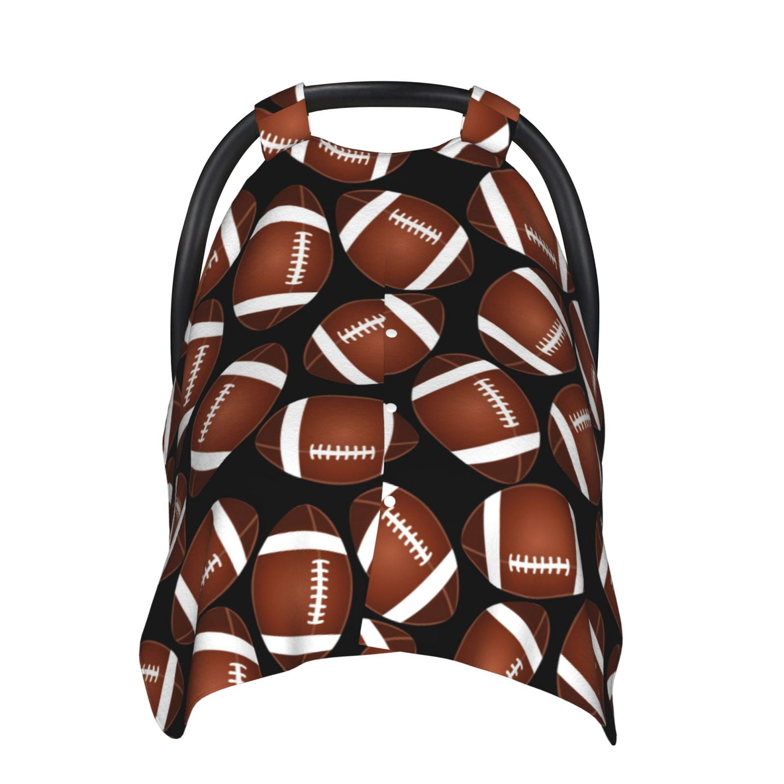 Car Seat Cover Baby, bright American football black cool Baby Car Seat ...