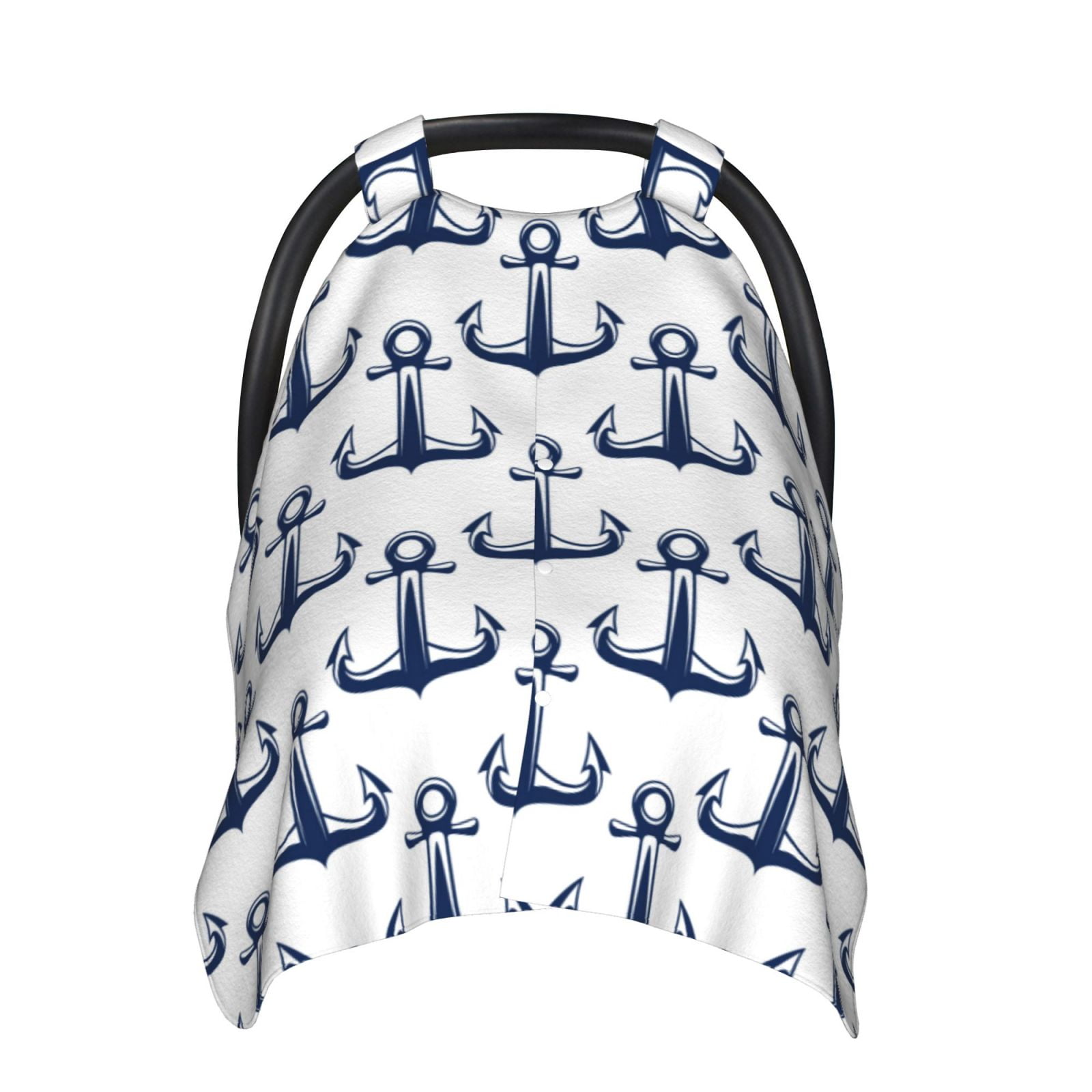 Car Seat Cover Baby - cool Blue anchors white Carseat Covers Baby for ...