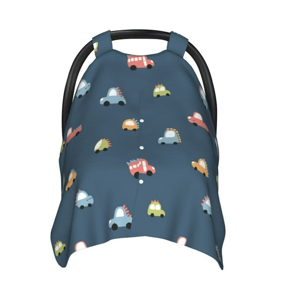 Car Seat Cover Baby - cute Dinosaur car pattern Breathable Infant Car ...