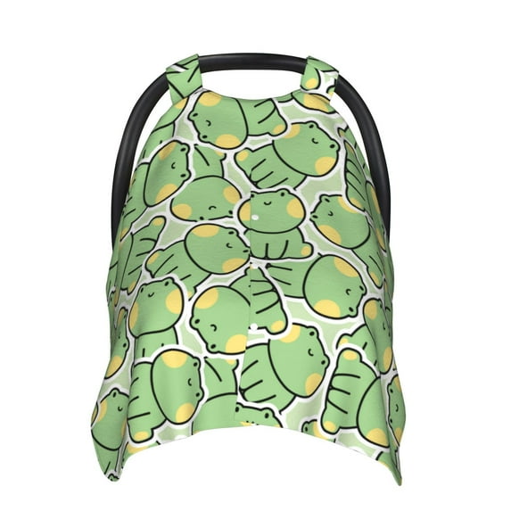 Car Seat Cover Baby - cute smile frog green Carseat Covers Baby for ...