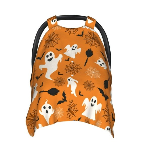 Car Seat Cover Baby - halloween ghost cute print Carseat Covers Baby ...