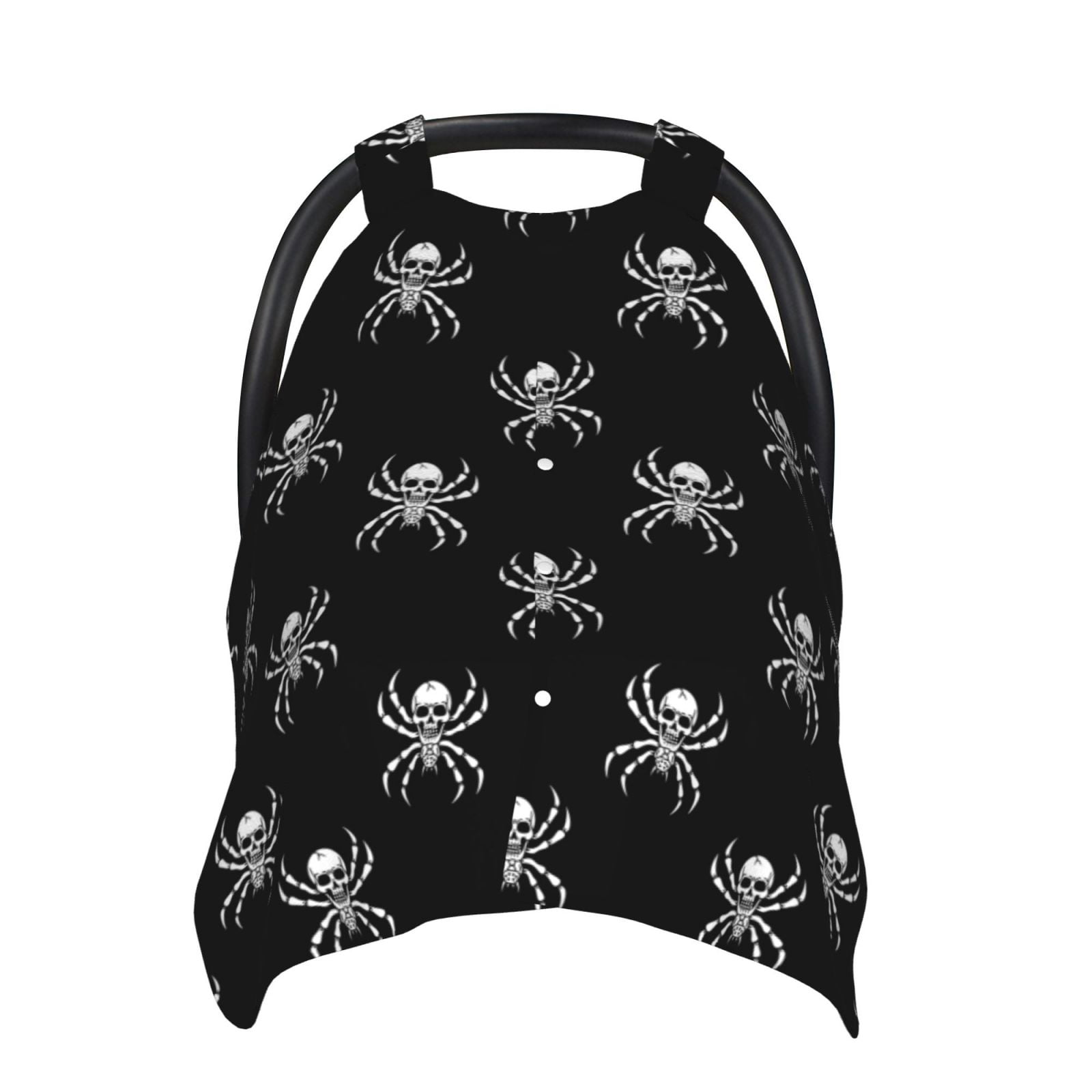 Car Seat Cover Baby - spider skeleton black cool Carseat Covers Baby ...