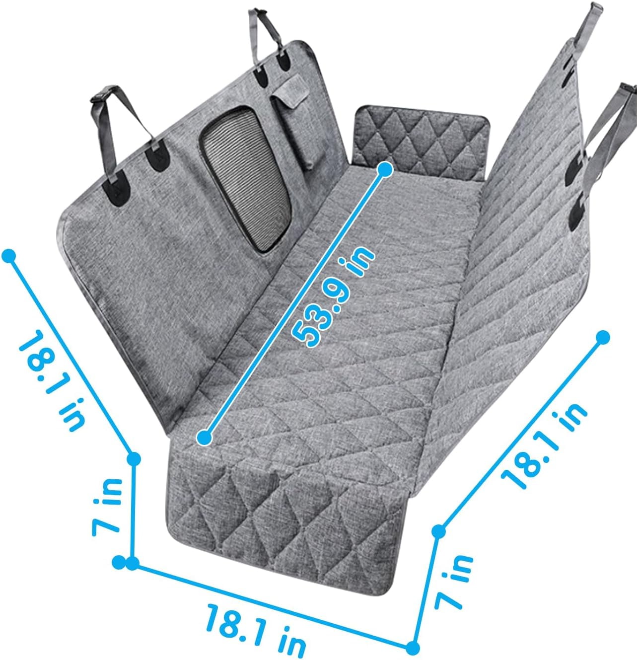 Car Seat Cover for Back Seat, Waterproof Car Seat Protector for Dogs ...