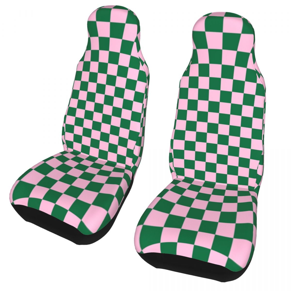 Car Seat Cover Black And Aqua Checkerboard Pattern Universalfor Cars ...