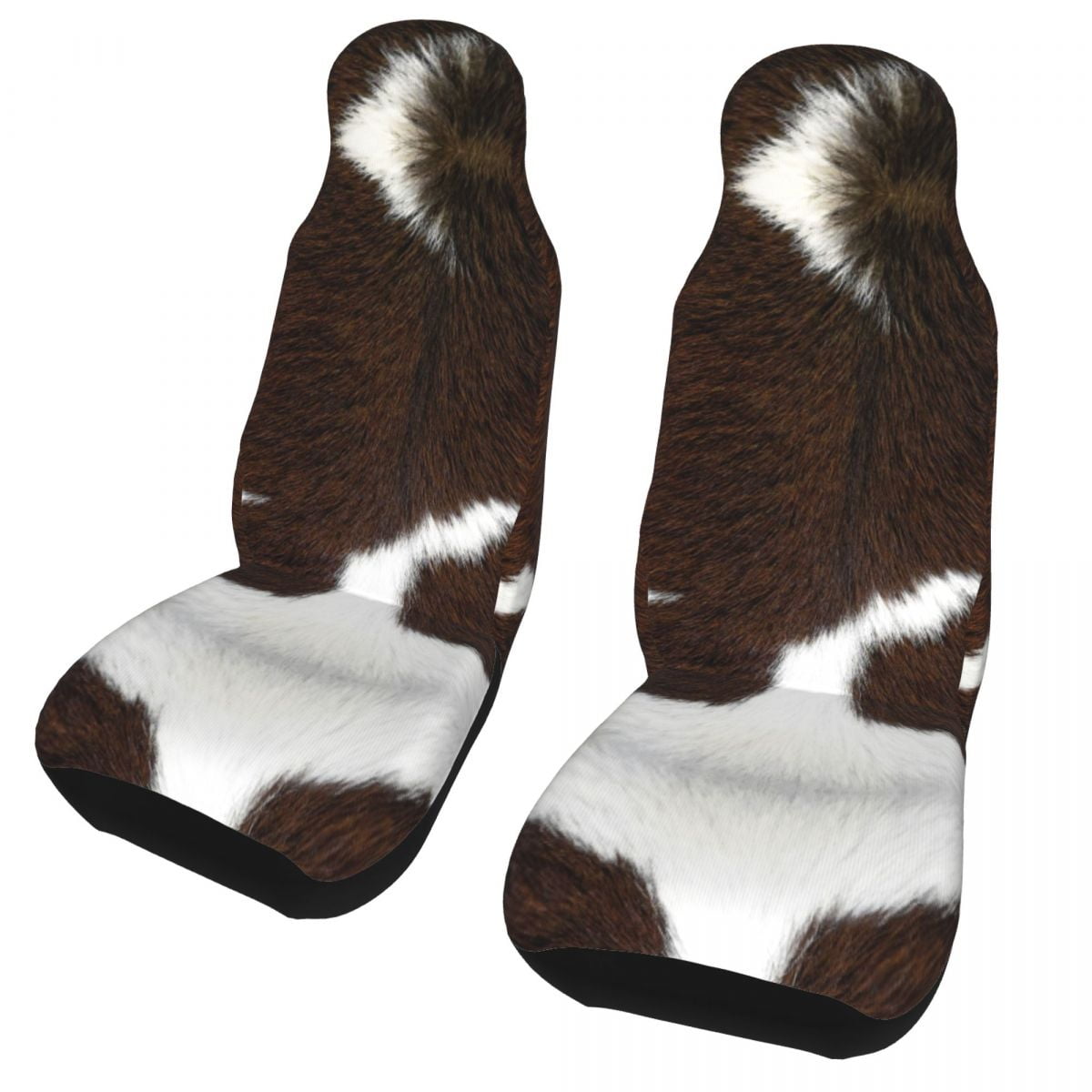 Car Seat Cover Cow Faux FurLeather Universal AutoFit Any Truck Van RV ...