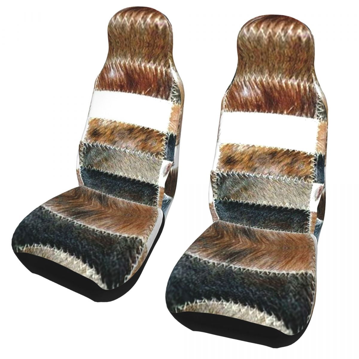 Car Seat Cover Cowhide Leather Texture3D Print Animal Hide Automobiles ...