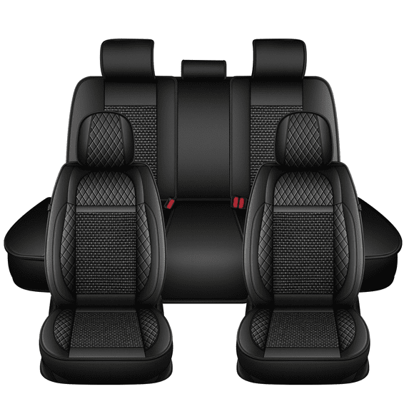 Car Seat Cover Fit for Toyota bZ4X 2023-2025 2026 Ice Silk Leather Seat ...