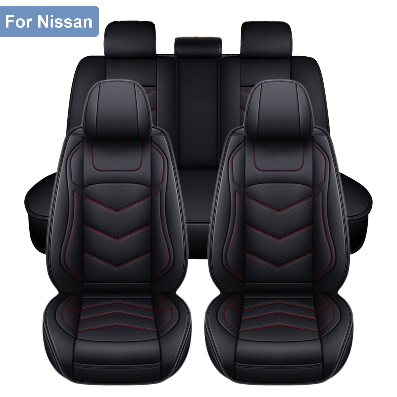 Car Seat Cover for Nissan Altima 5 Seats, Waterproof PU Leather Auto ...