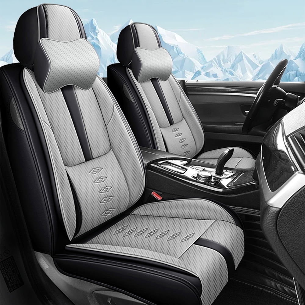 Car Seat Cover for TOYOTA PRIUS 2008, Faux Leather Two-piece set With a ...