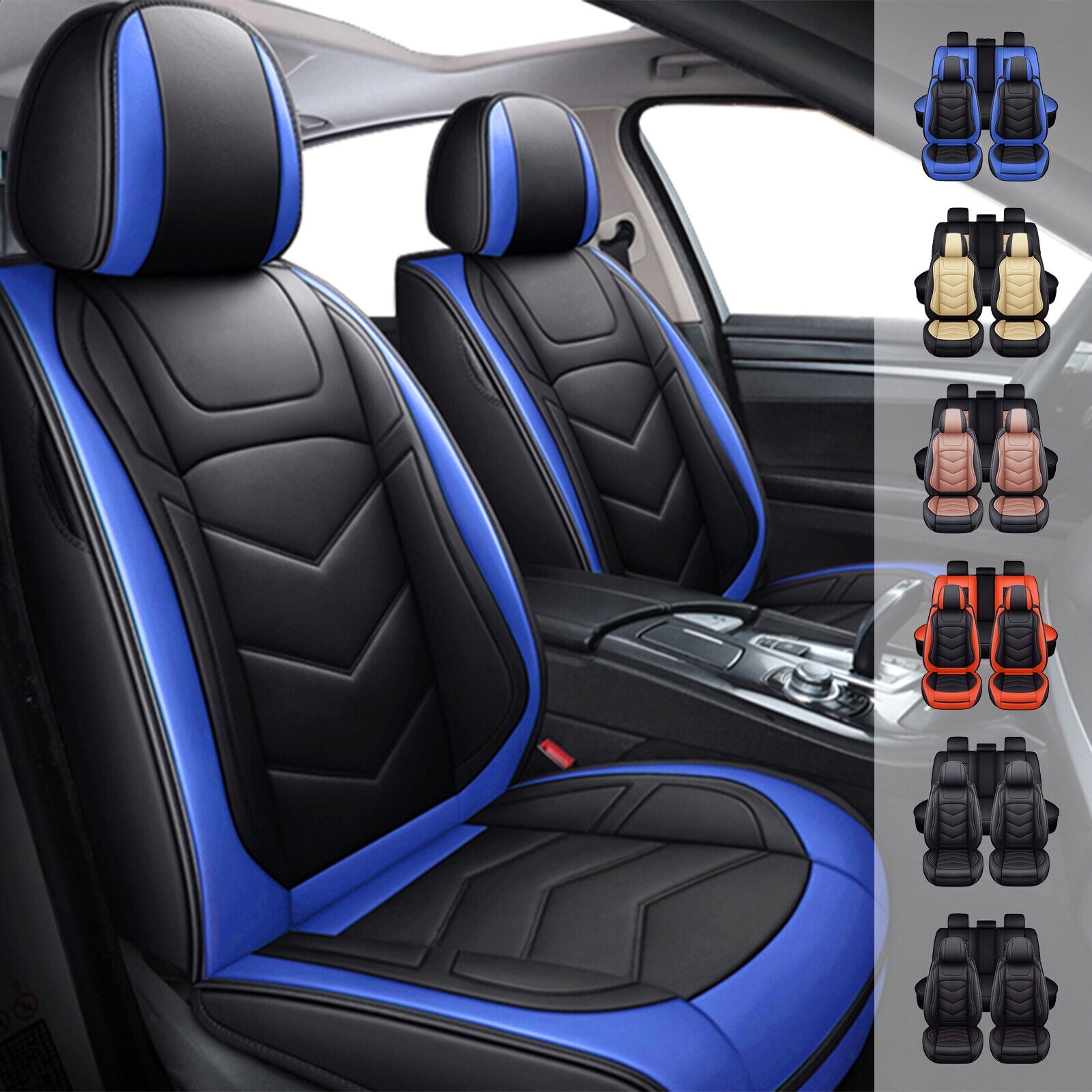 Waterproof PU Leather Car Seat Cover Full Set for Nissan Altima | Rogue ...