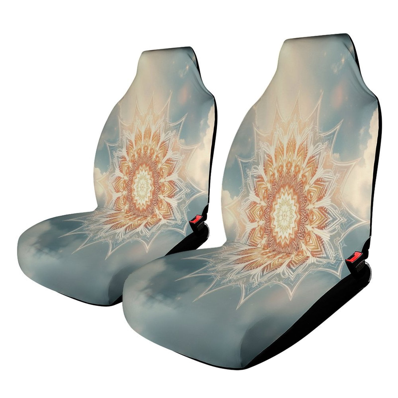 Car Seat Covers Boho Mandala Trendy Car Seat Covers Car Accessories ...