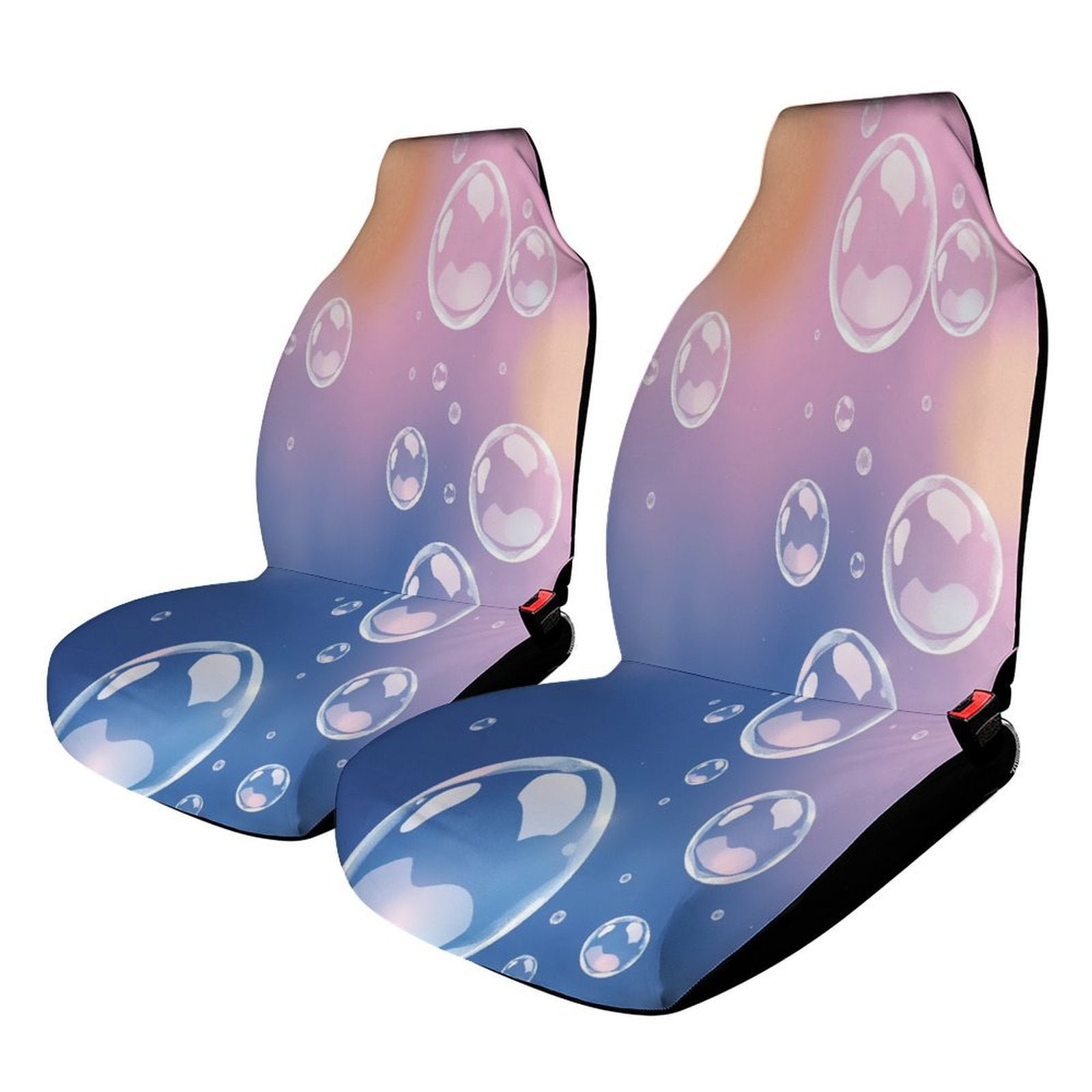 Car Seat Covers Floating Soap Bubbles Universal Size Fit For Most Car ...