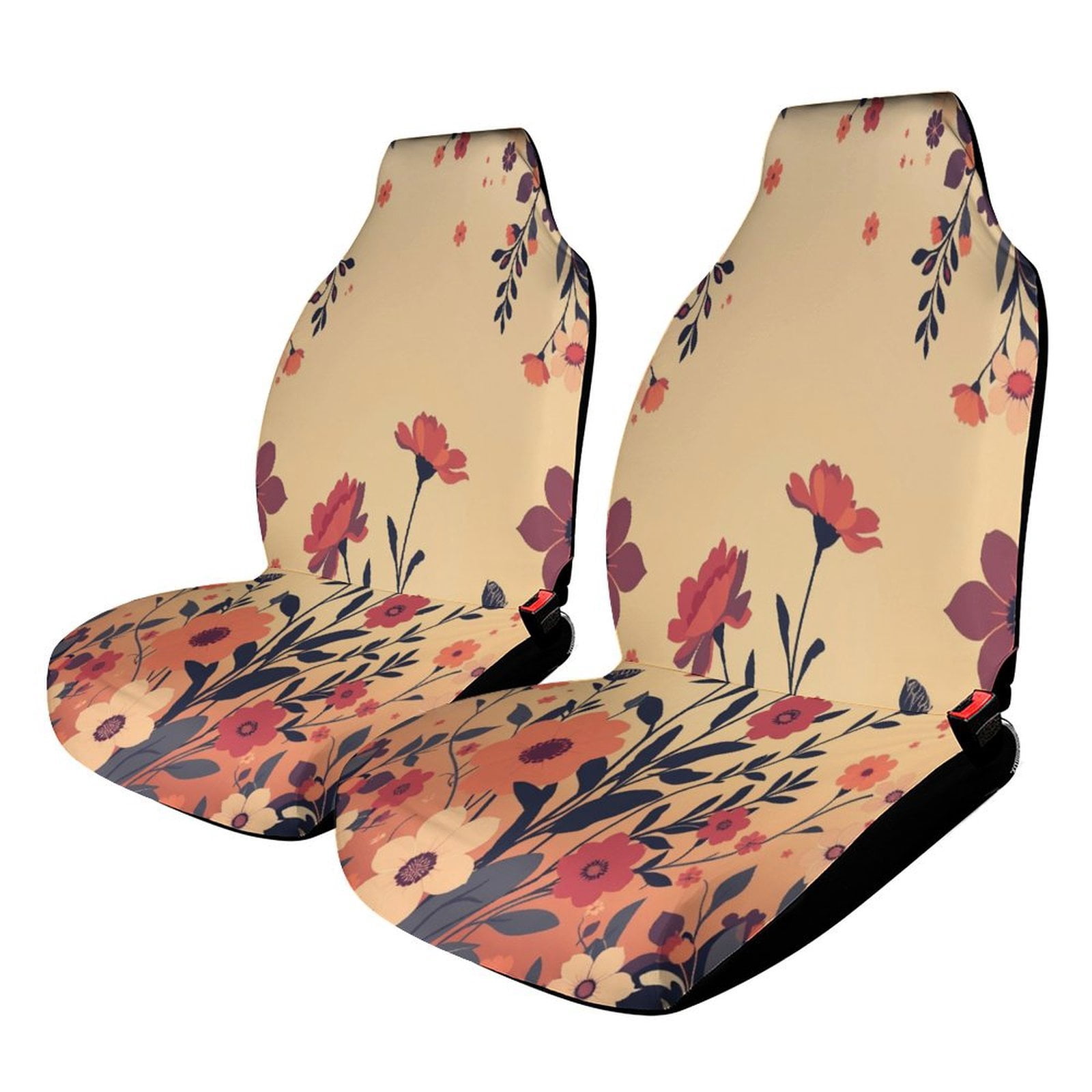 Car Seat Covers Floral Autumn Design Universal Size Fit For Most Car ...