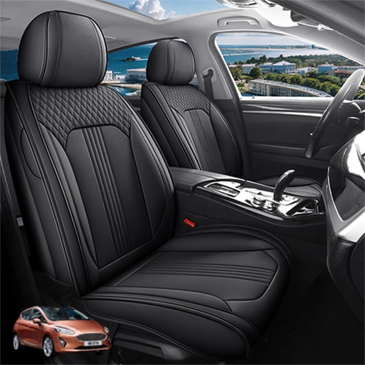Car Seat Covers Full Set Custom Fit for Ford Fiesta 2011-2019 - Premium ...
