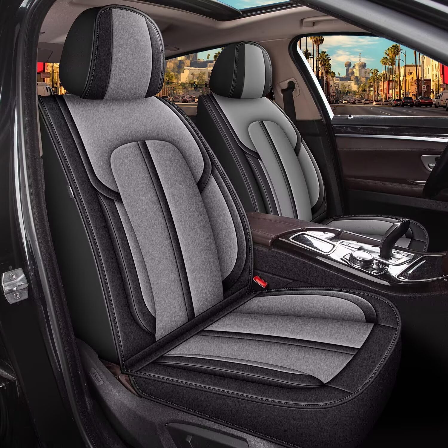 Car Seat Covers Full Set Fit for Chevy/Chevrolet Blazer 2019-2025: Faux ...