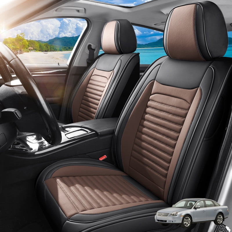 Car Seat Covers Full Set Fit for Mercury Sable 1995-2009, Premium Faux ...