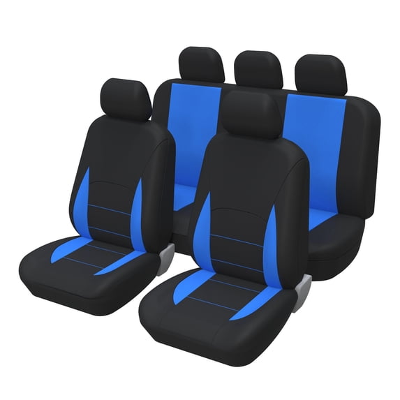 Car Seat Covers Full Set, Front Bucket Seat Covers with Split Bench Car ...