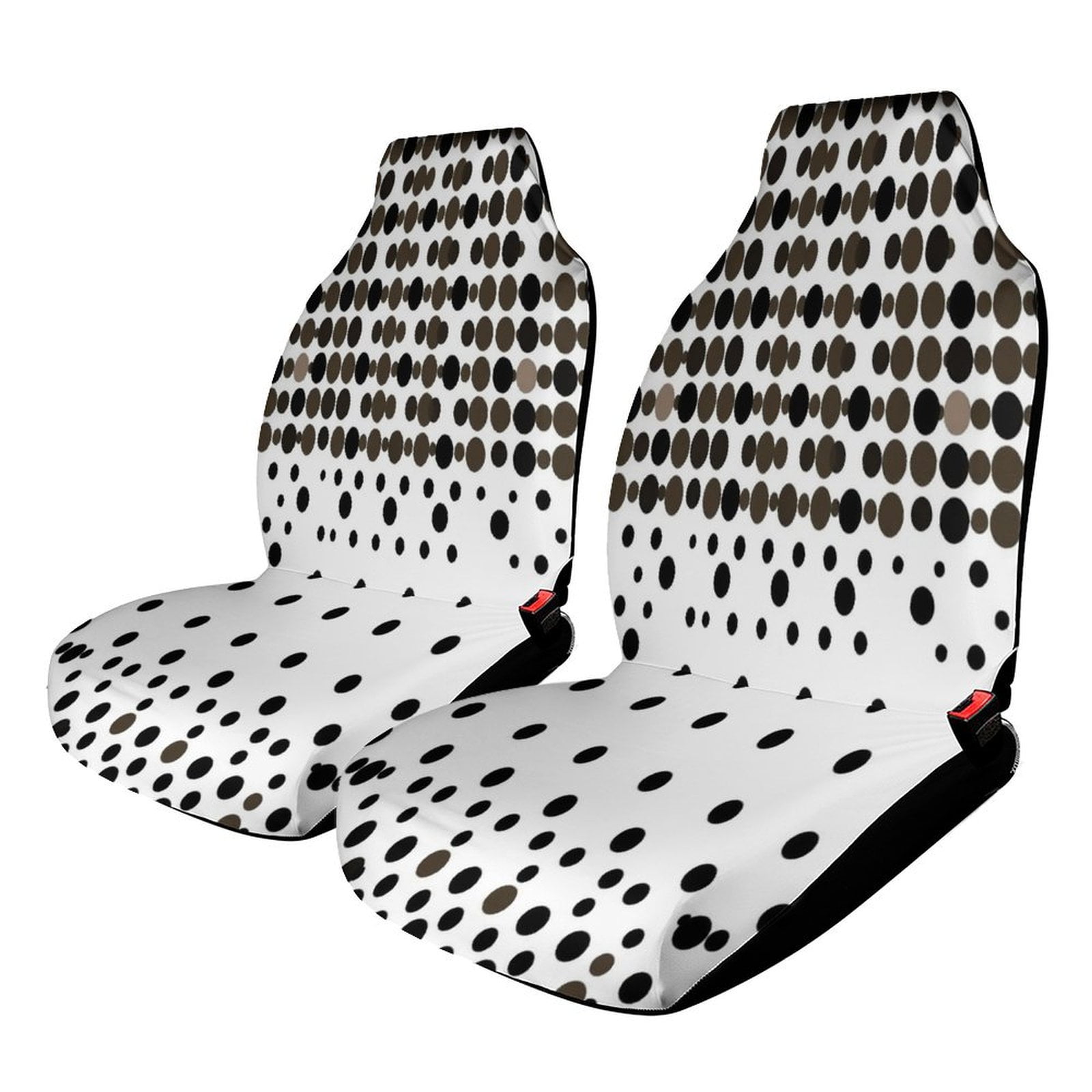 Car Seat Covers Halftone Circle Pattern Universal Size Fit For Most Car ...