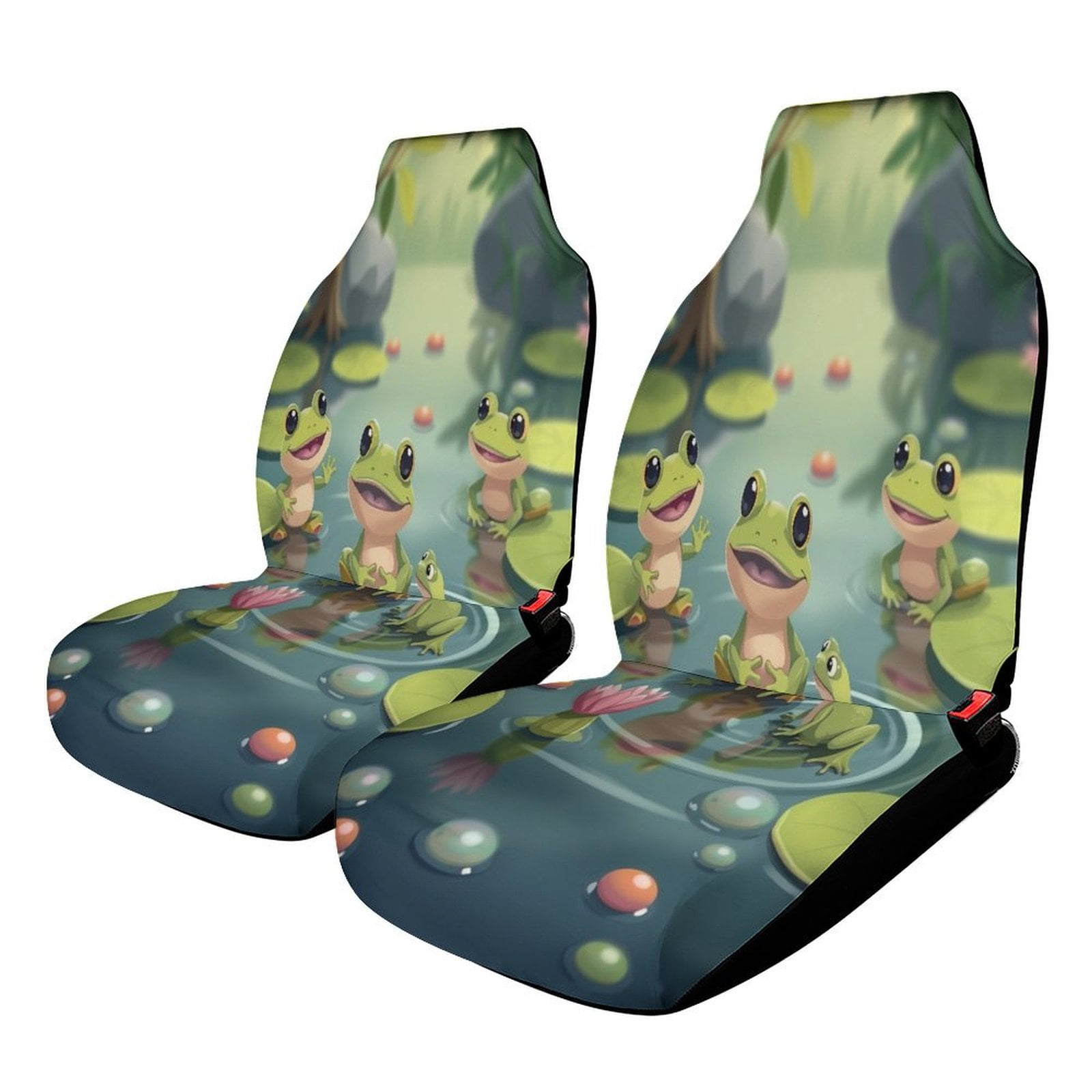Car Seat Covers Happy Frog Pond(2) Universal Size Fit For Most Car Suv ...