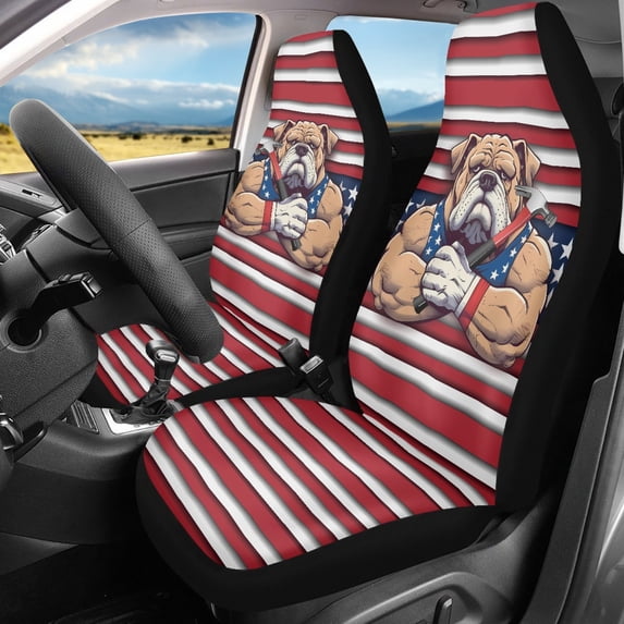 Car Seat Covers for High Back Bucket Seats, Breathable Stretch Fabric ...