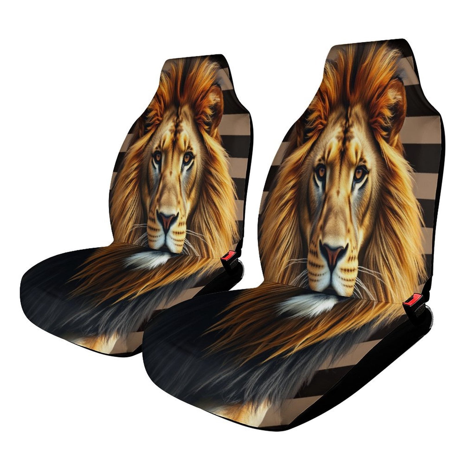 Car Seat Covers Majestic African Lion(2) Universal Size Fit For Most ...