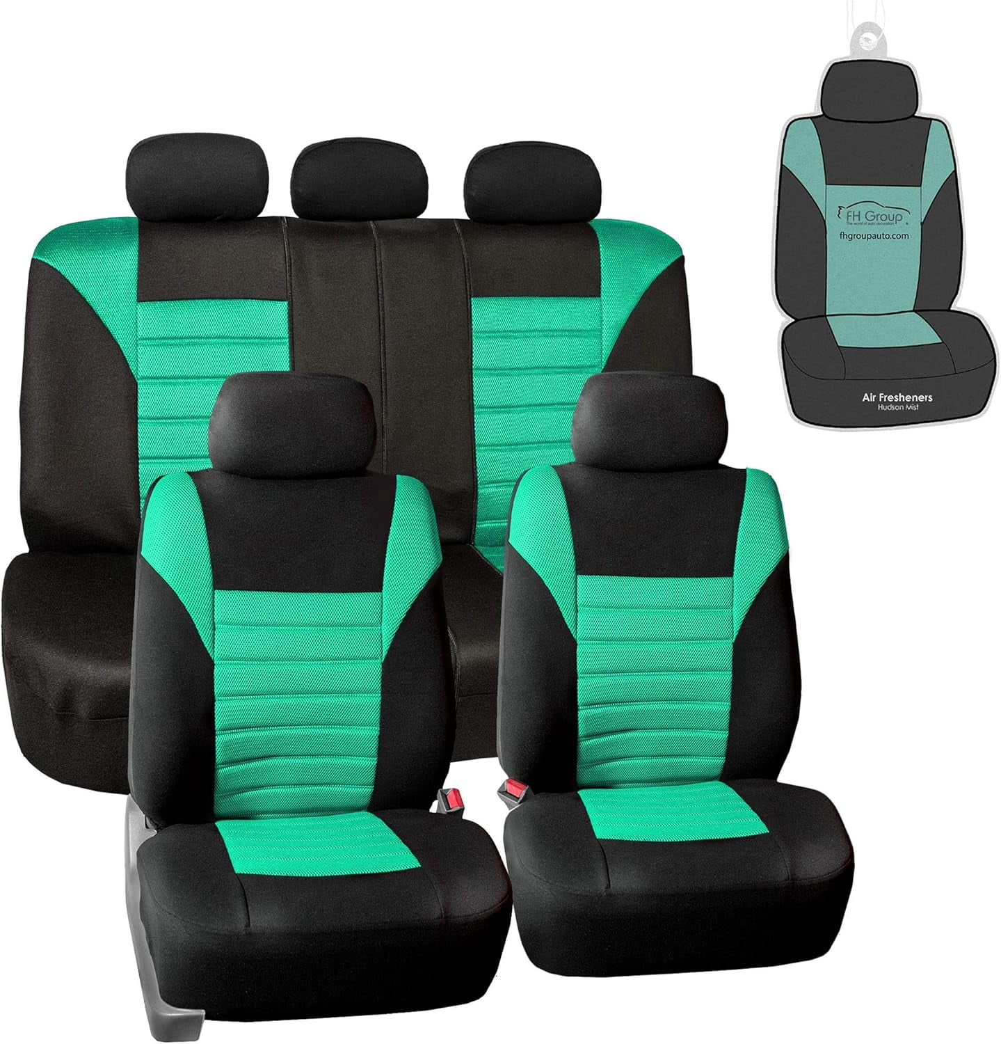 Car Seat Covers Premium 3D Air Mesh Front Set with Gift - Universal Fit ...