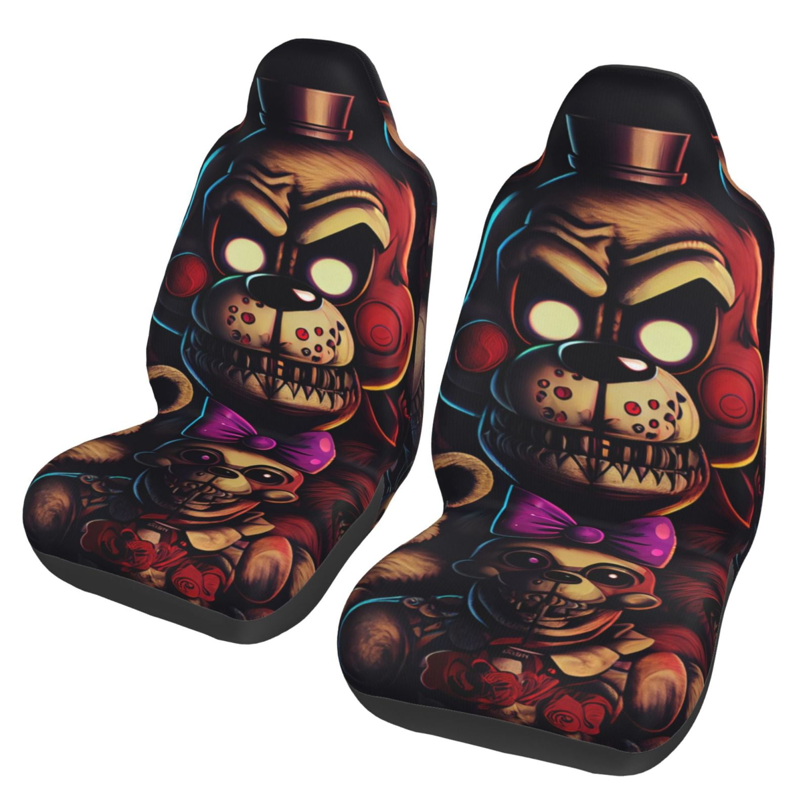 Car Seat Covers Set of 2, Five Nights At Freddy's FNAF Seat Protector ...