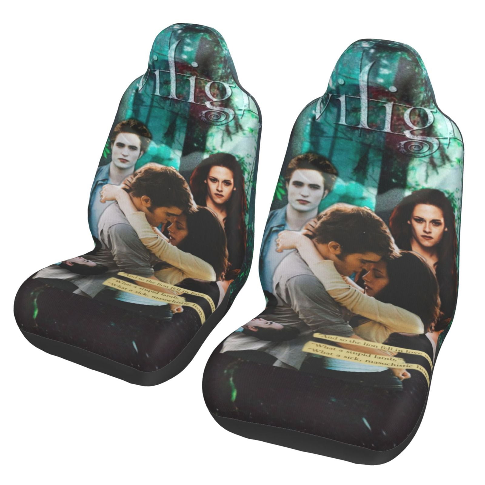 Car Seat Covers Set of 2, Twilight Saga Seat Protector Cover Universal ...