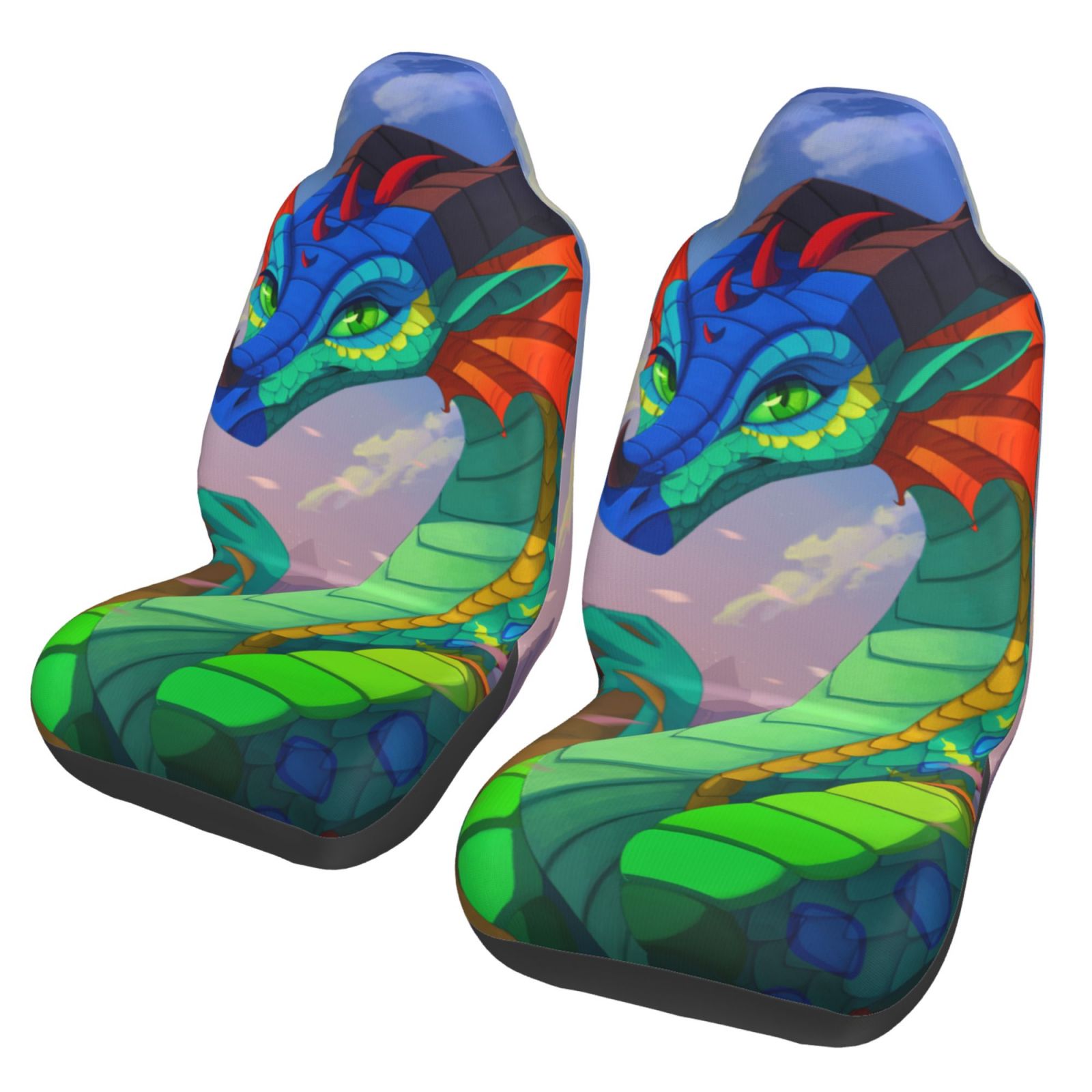 Car Seat Covers Set of 2, Wings Of Fire Seat Protector Cover Universal ...