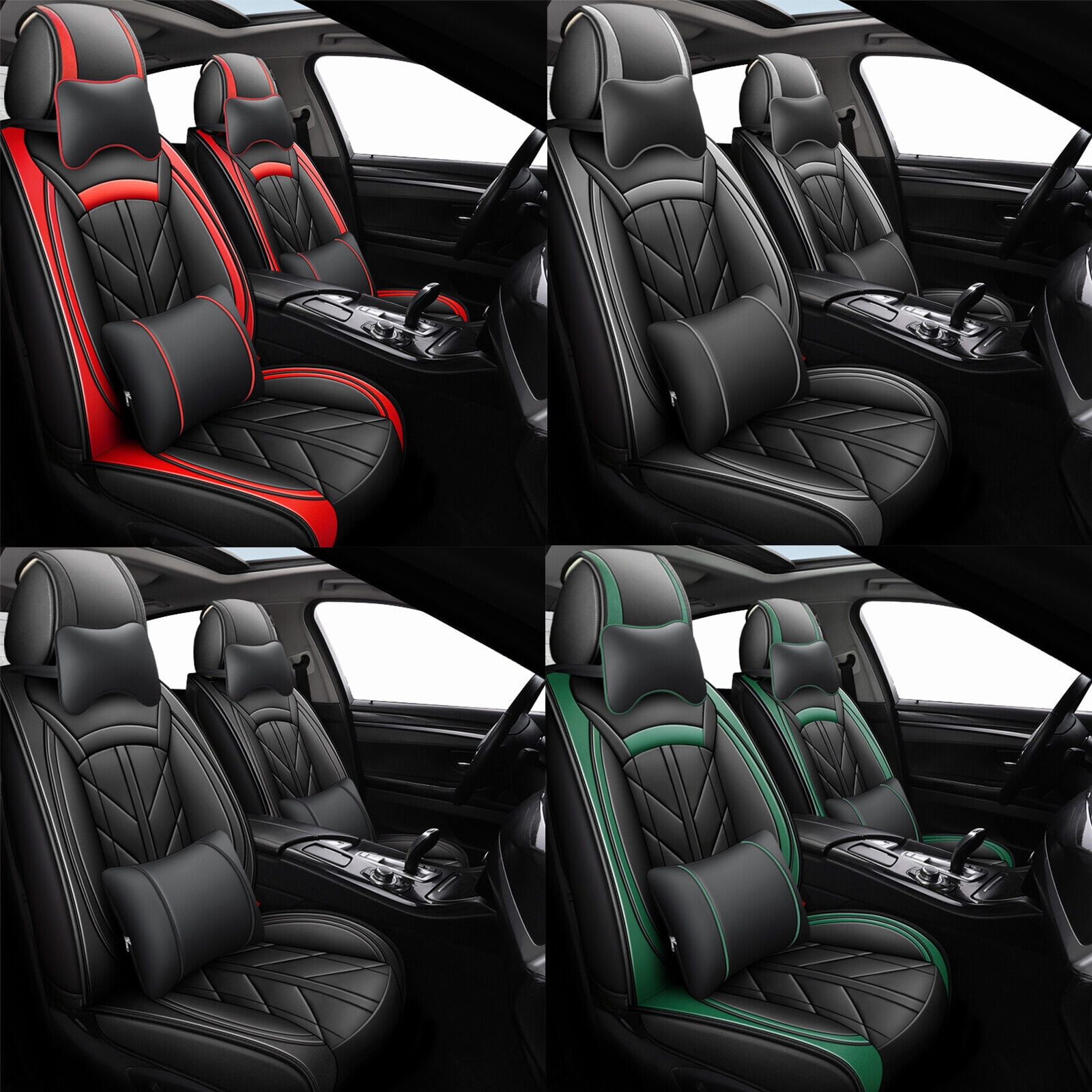 Car Seat Covers for Subaru Legacy 2000-2024, 5 Seat Leatherette Front ...
