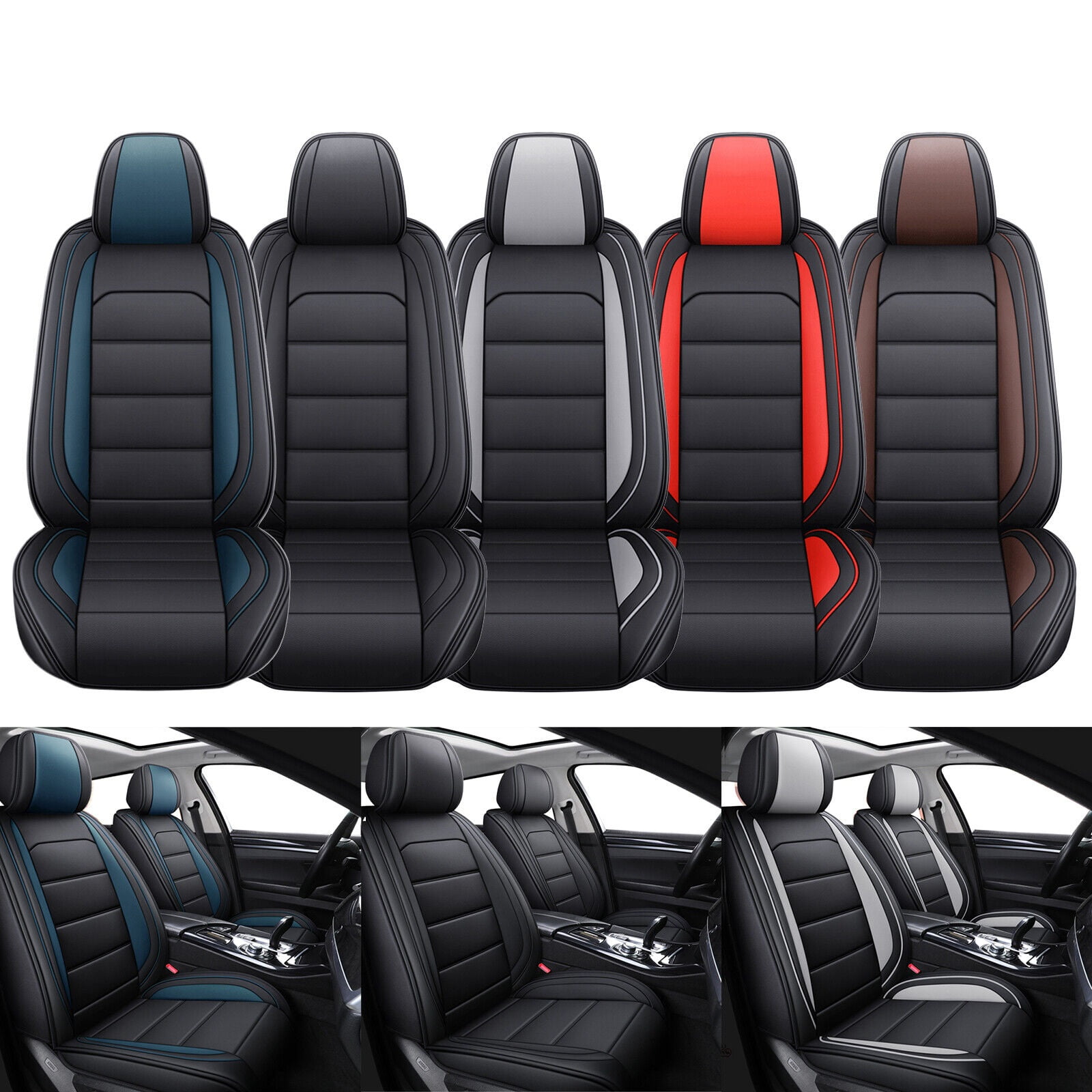 Car Seat Covers for Lexus GS350 5 Seats, Premium PU Leather Auto Seat ...