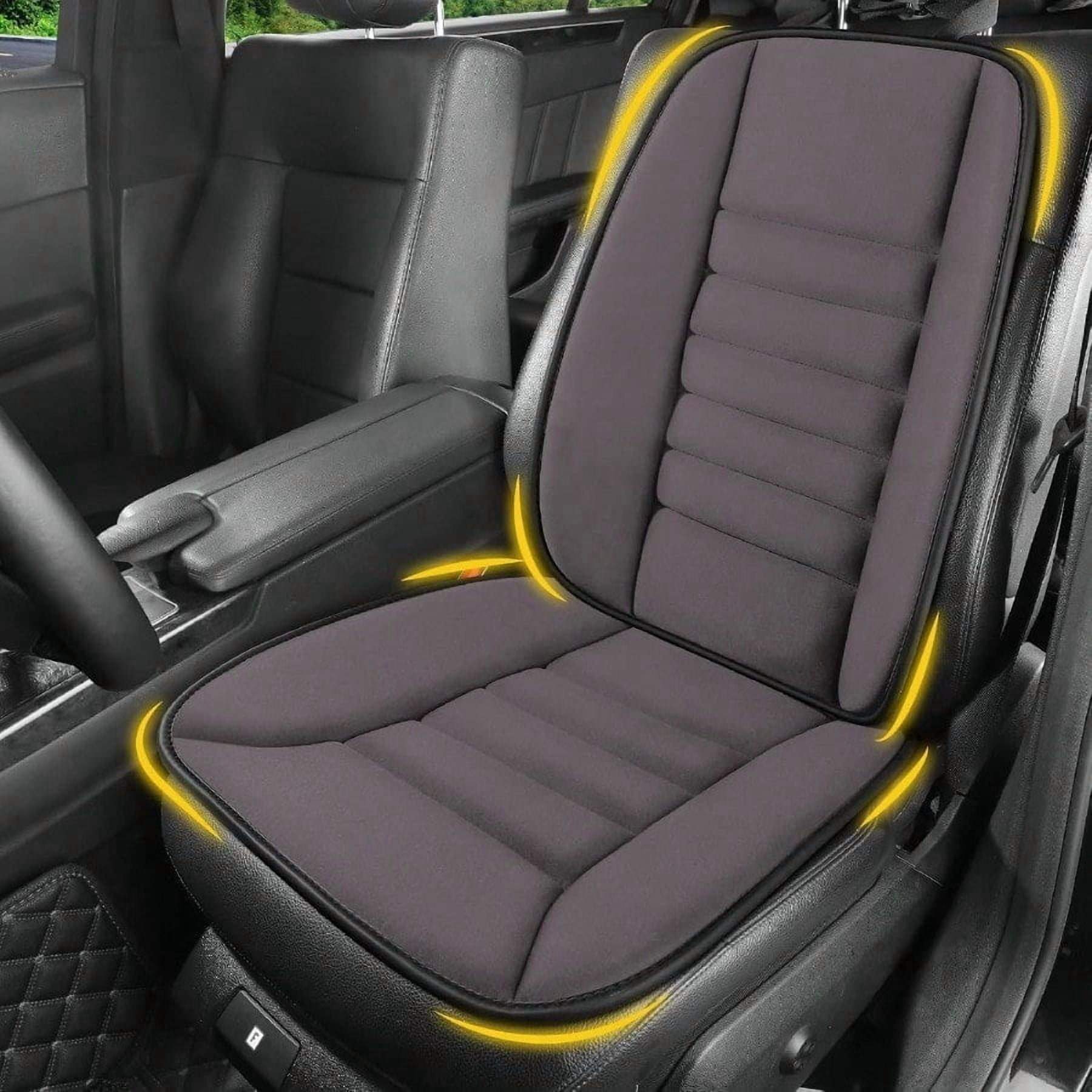 Car Seat Cushion with Back port Pillow Comfy Lumbar port Seat Cushion ...